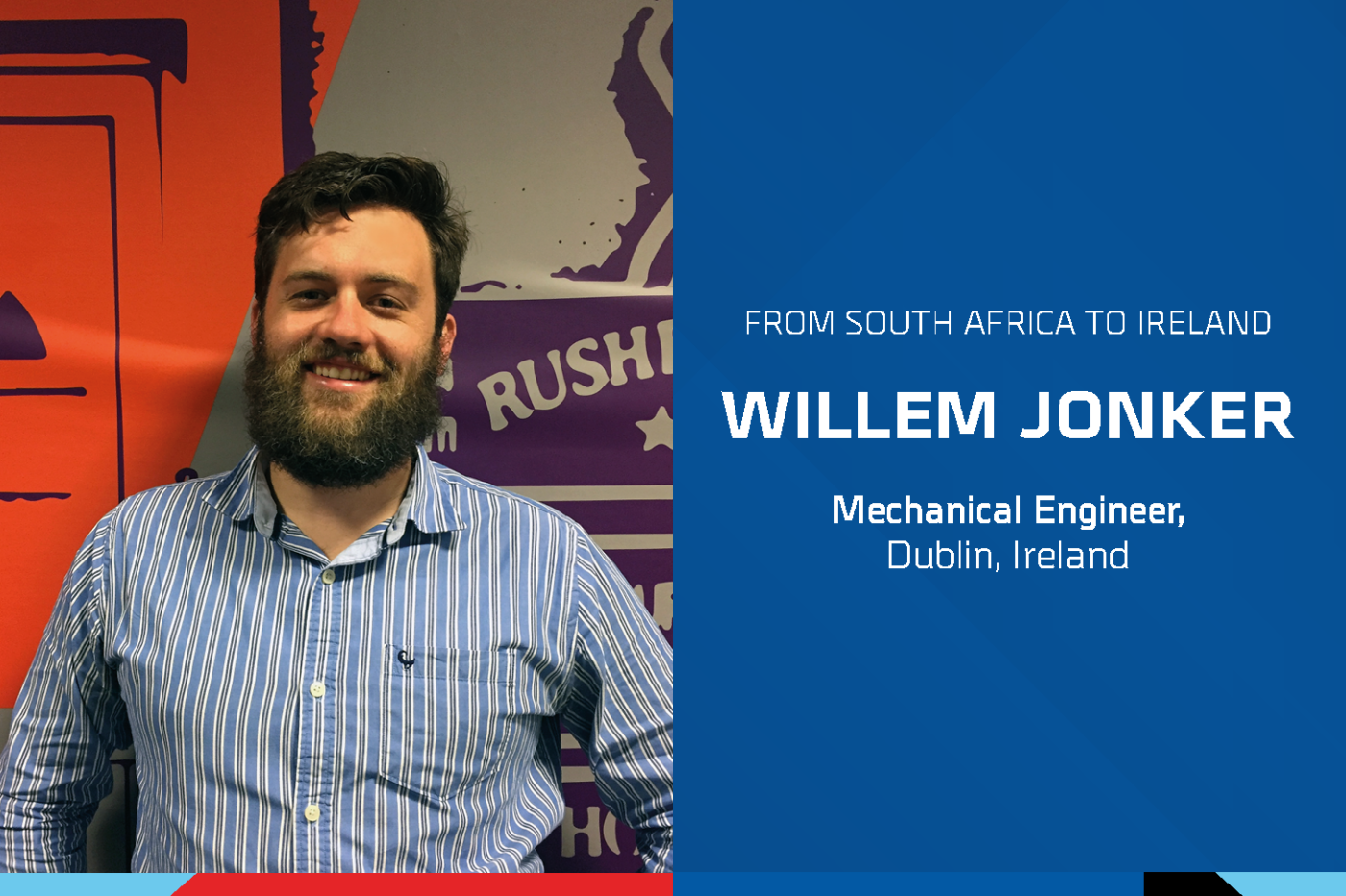 From South Africa to Ireland, Willem Jonker, Mechanical Engineer