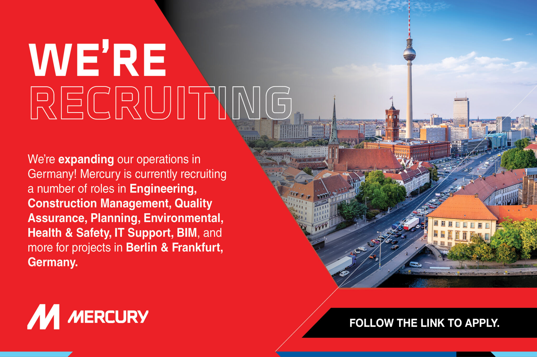 Mercury Expanding Operations in Germany and now Recruiting for Range of ...