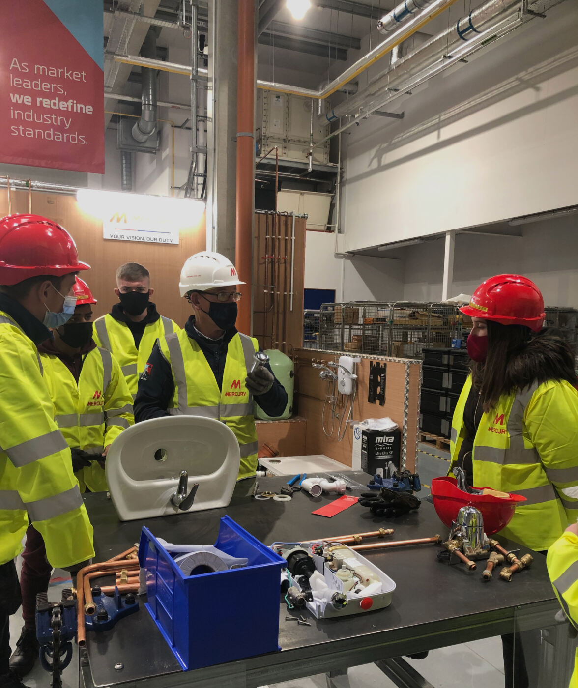 Mercury hosts mechanical and electrical workshop for TUD's ATA students