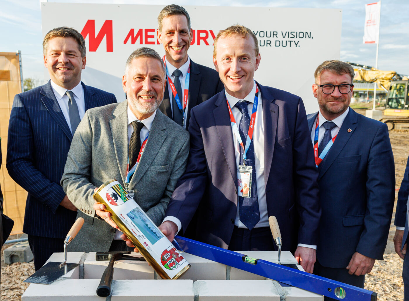 Groundbreaking ceremony takes place at Mercury’s 25m OSM facility in Germany - Mercury Engineering